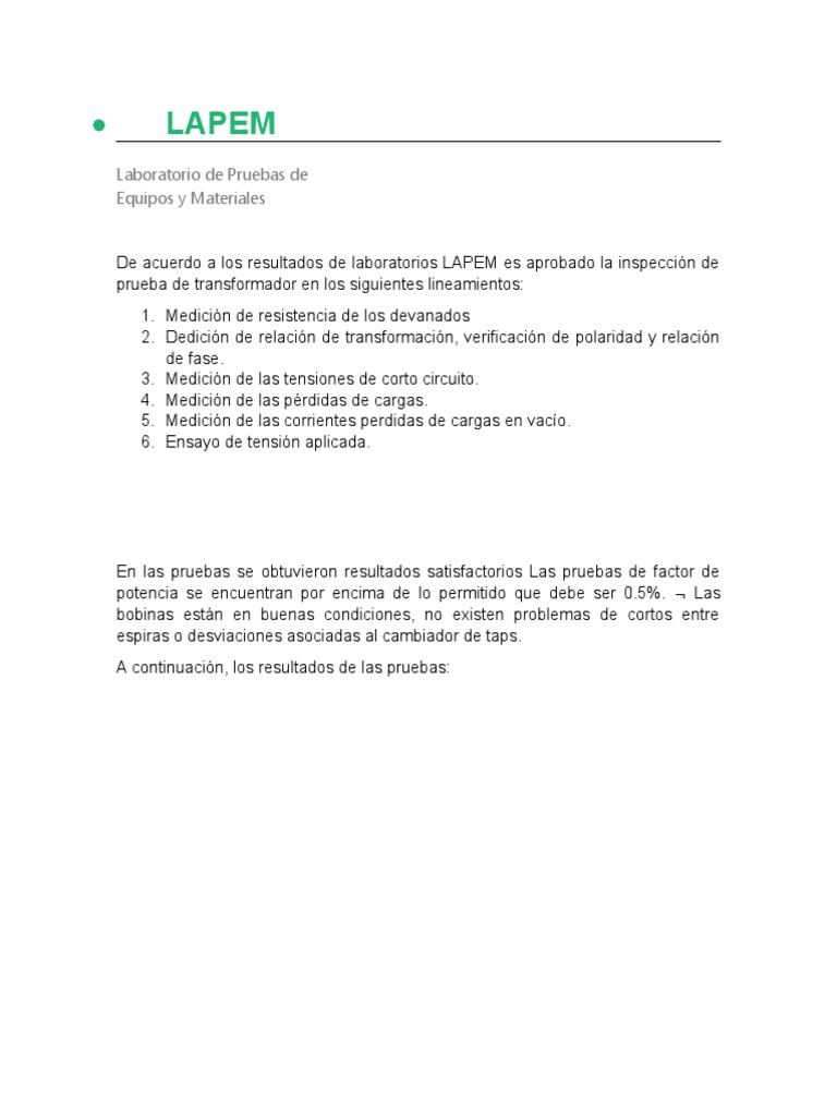 LAPEM | PDF