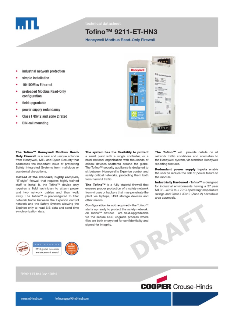 Modbus Firewall | PDF | Firewall (Computing) | Computer Network