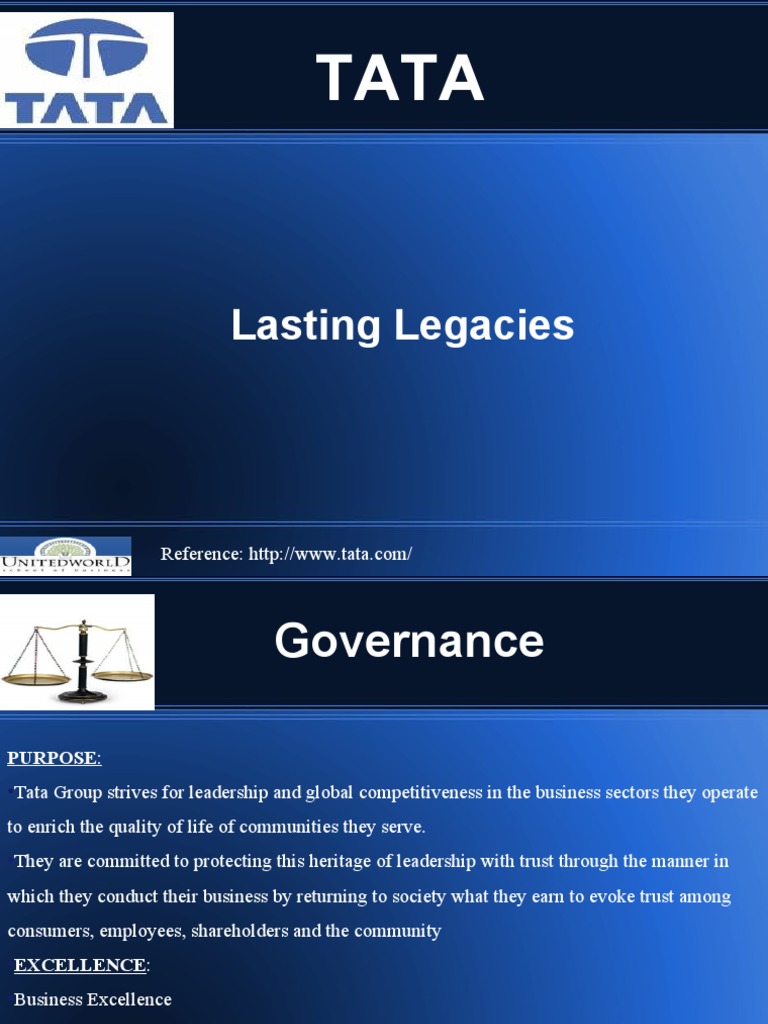 Tata Group: Legacy and Values Overview | PDF