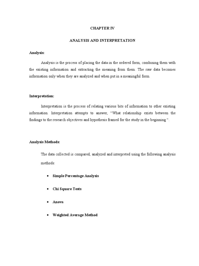 Analysis and Interpretation Analysis | PDF | Analysis Of Variance