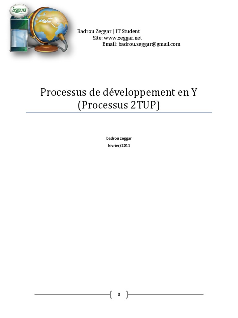 Processus de développement 2TUP | PDF | Langage de Modélisation Unifié ...