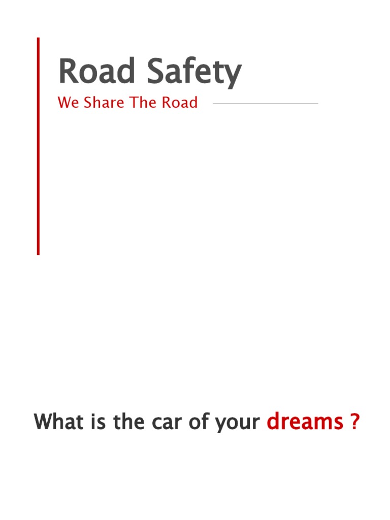 Road Safety Tips for Safe Driving | PDF