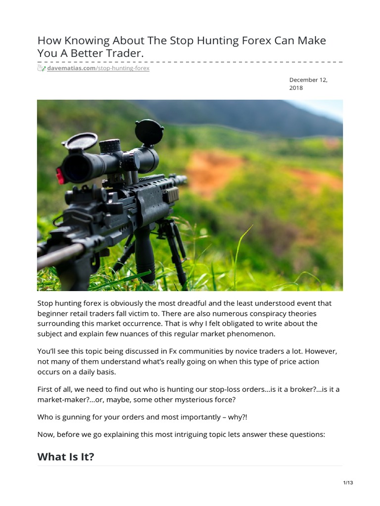 How Knowing About The Stop Hunting Forex Can Make You A Better Trader ...