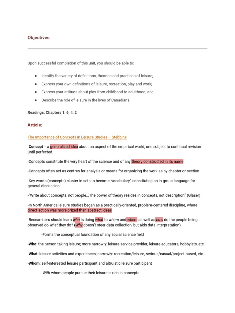 Foundations of Leisure: An Introduction to Key Concepts, Theories and ...