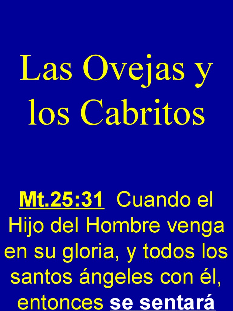 El Juicio Eterno | PDF | Evangelio de Mateo | Buen trabajo