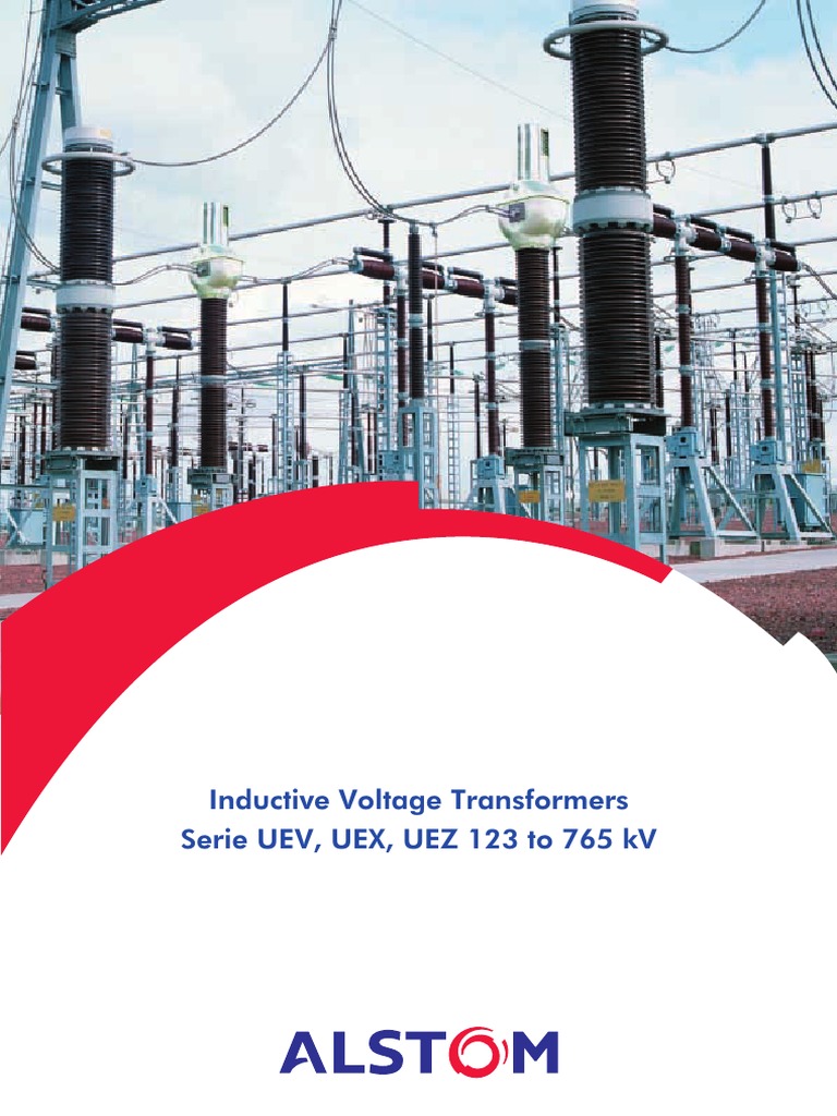 Inductive Voltage Transformers Serie UEV, UEX, UEZ 123 To 765 KV | PDF | Transformer | Insulator ...