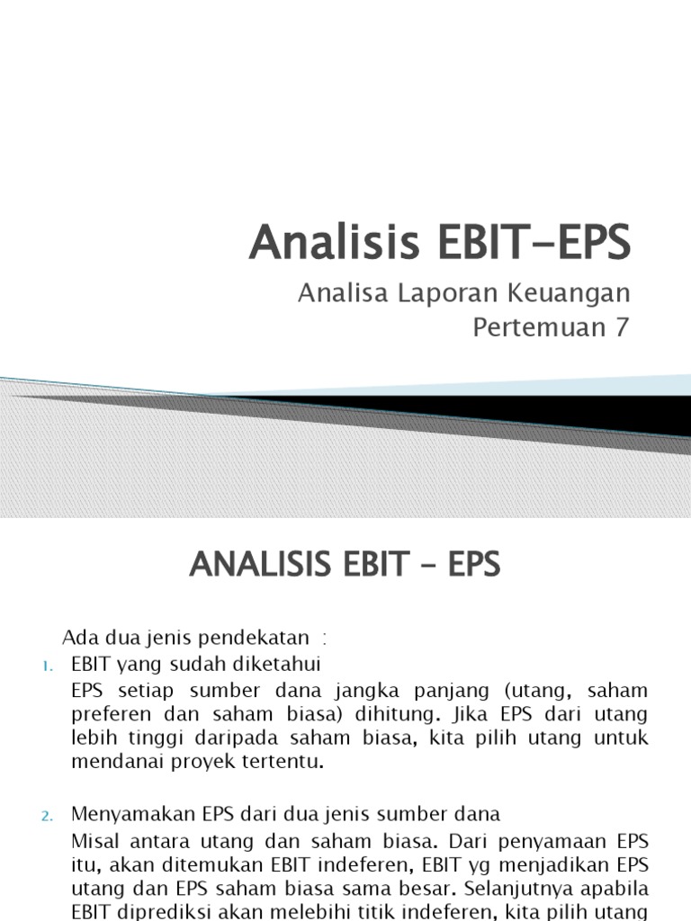EPS Dan EBIT P7 | PDF