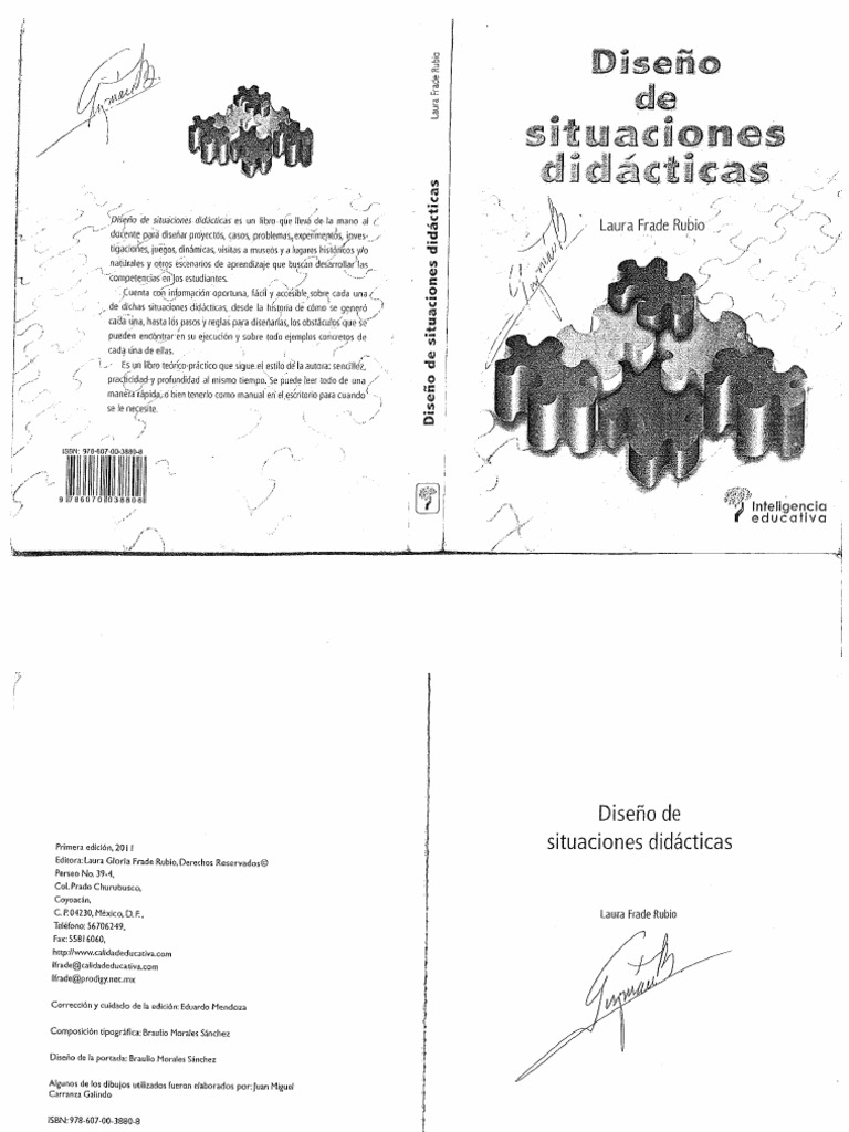 Diseño de Situaciones Didacticas de Laura Frade Completo | PDF