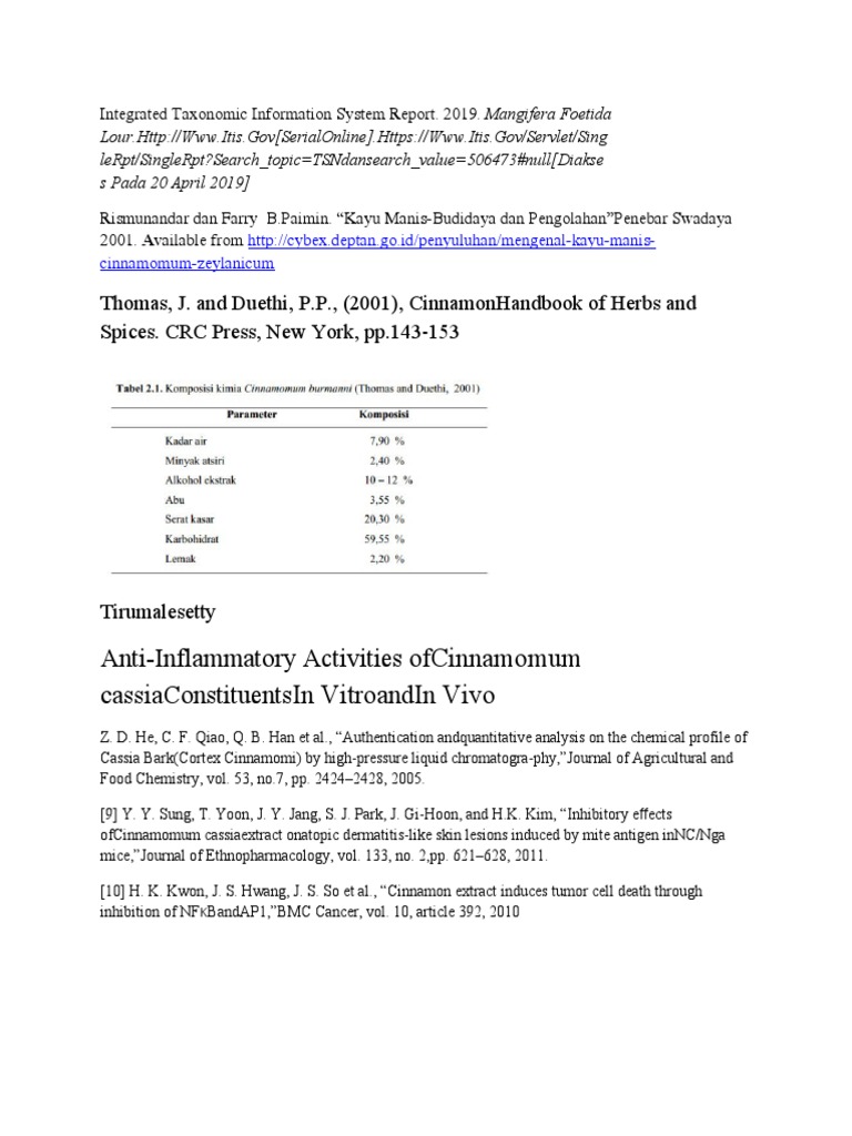 Integrated Taxonomic Information System Report | PDF