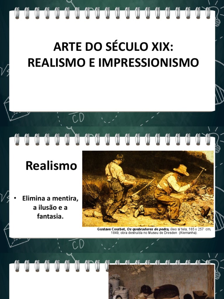 Realismo e Impressionismo no Século XIX | PDF