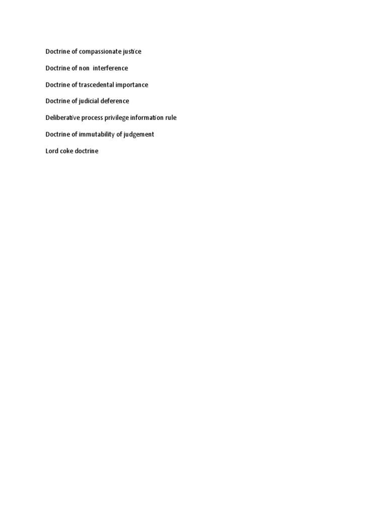 Doctrine of Compassionate Justice | PDF