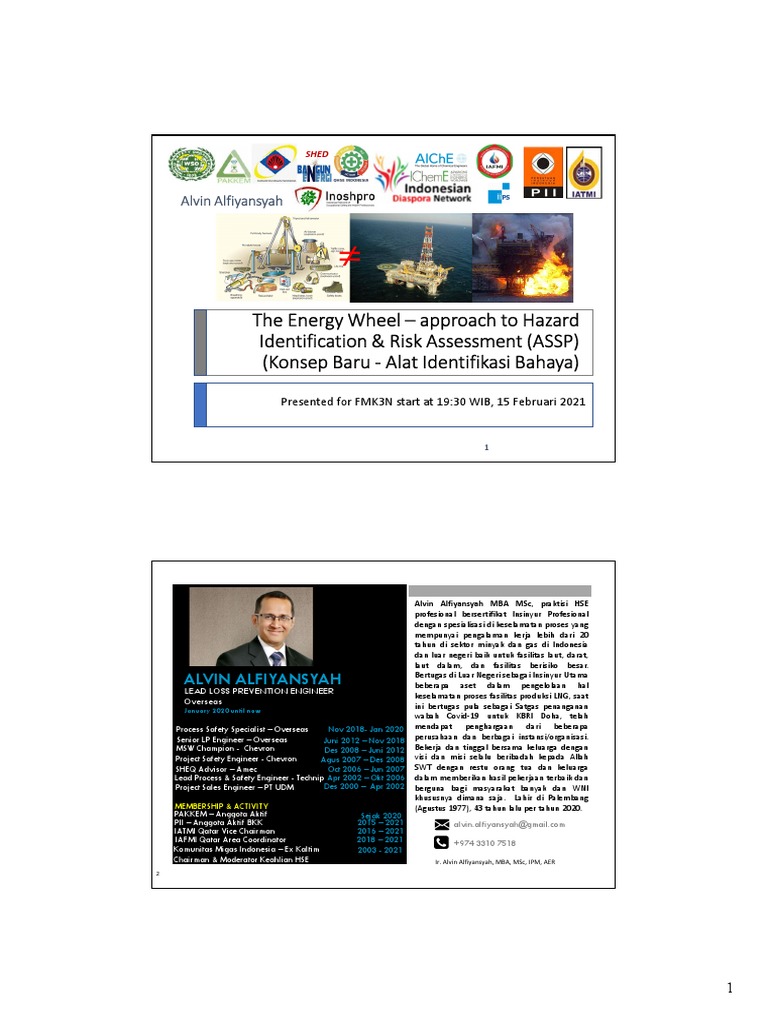 THE ENERGY WHEEL - A VISUAL TOOL FOR HAZARD IDENTIFICATION | PDF