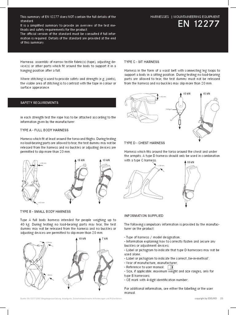 EN 12277 en | PDF | Equipment | Manufactured Goods