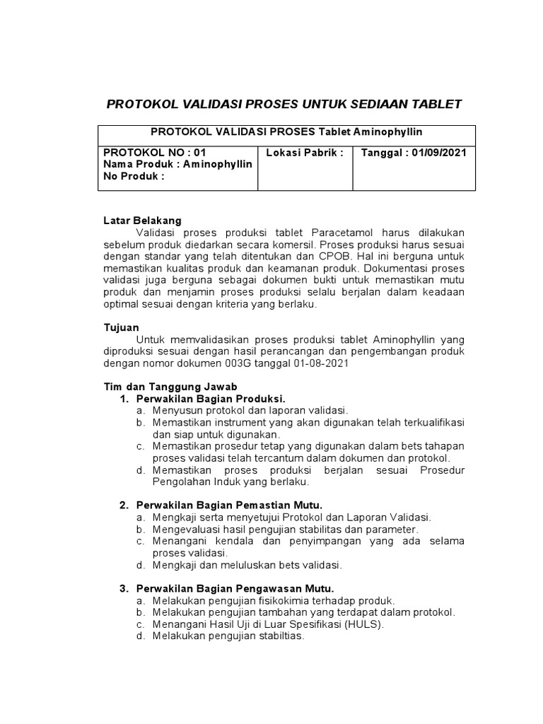 Validasi Proses | PDF