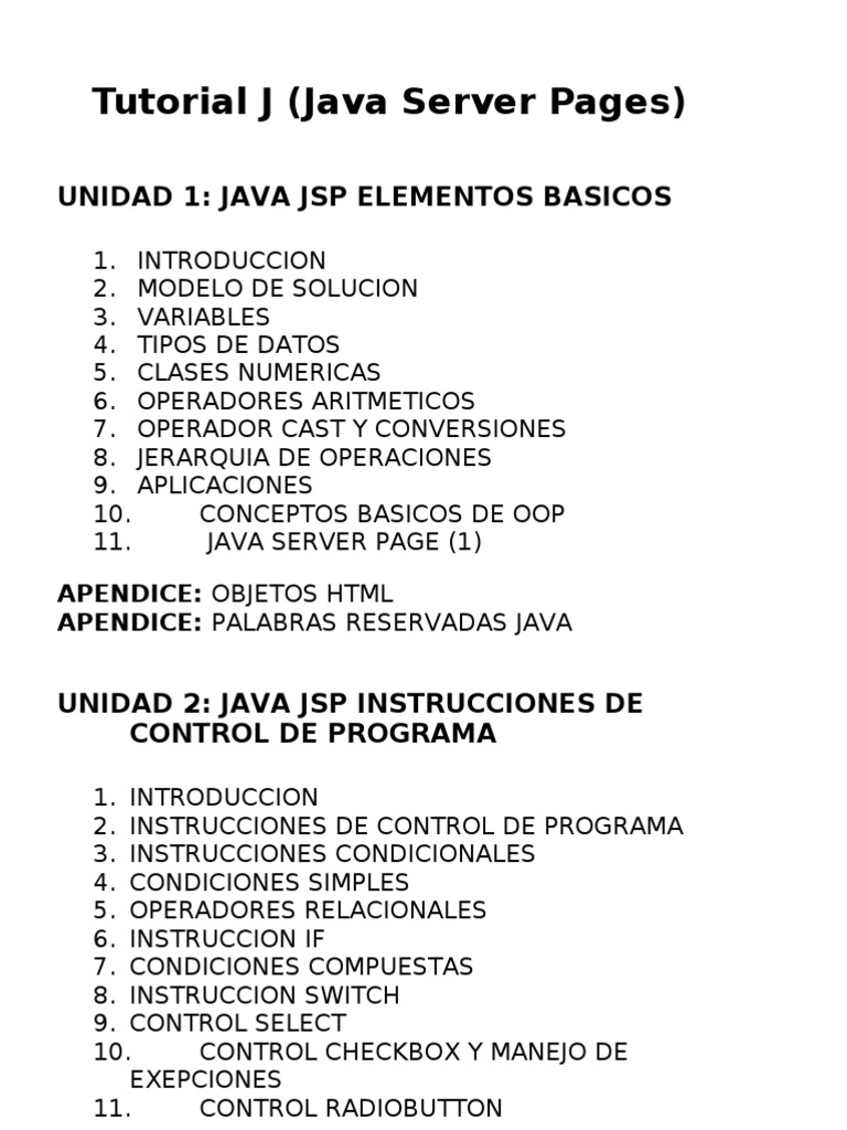 Tutorial JSP | PDF