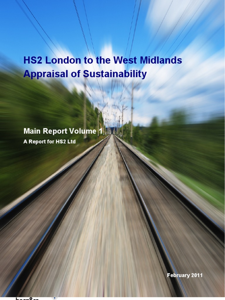 HS2 Appraisal of Sustainability - Main Report | PDF | Sustainability ...