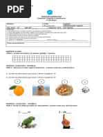 Prueba de Lenguaje y Comunicación 2do Básico (Sinónimos Antónimos) | PDF