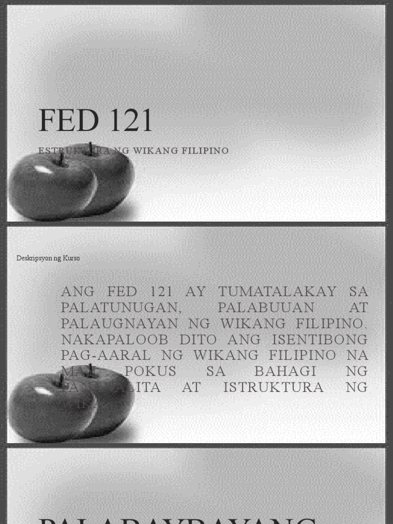 FED 121 Palabaybayan 2 | PDF