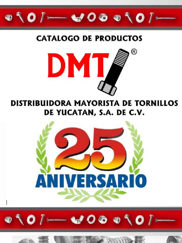 Catalogo DMT | PDF | Tornillo | Cliente