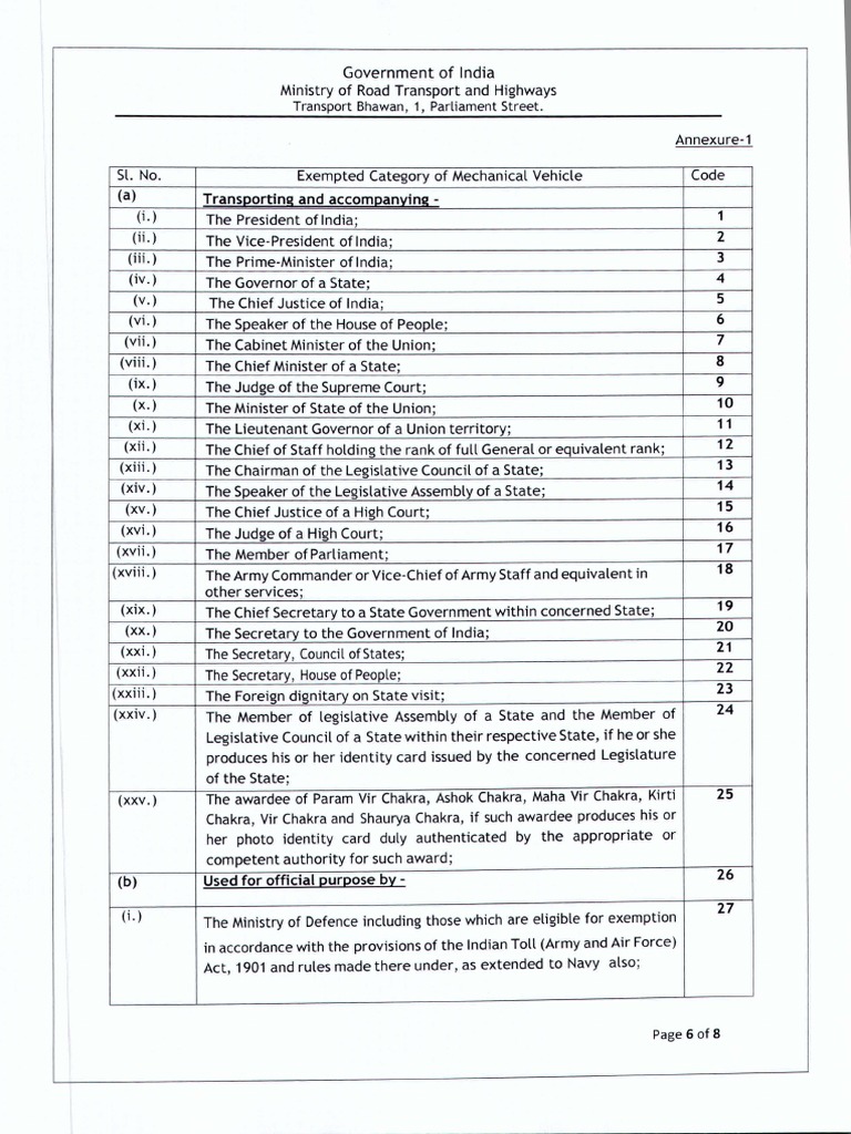 Fast Tag Form 2 | PDF | U.S. State | Government Of India