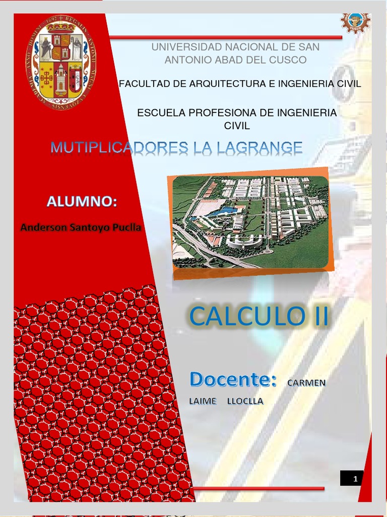 Multiplicadores La Lagrange | PDF | Objetos matemáticos | Matemáticas Aplicadas