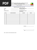 Form Inspeksi Blower Portable | PDF
