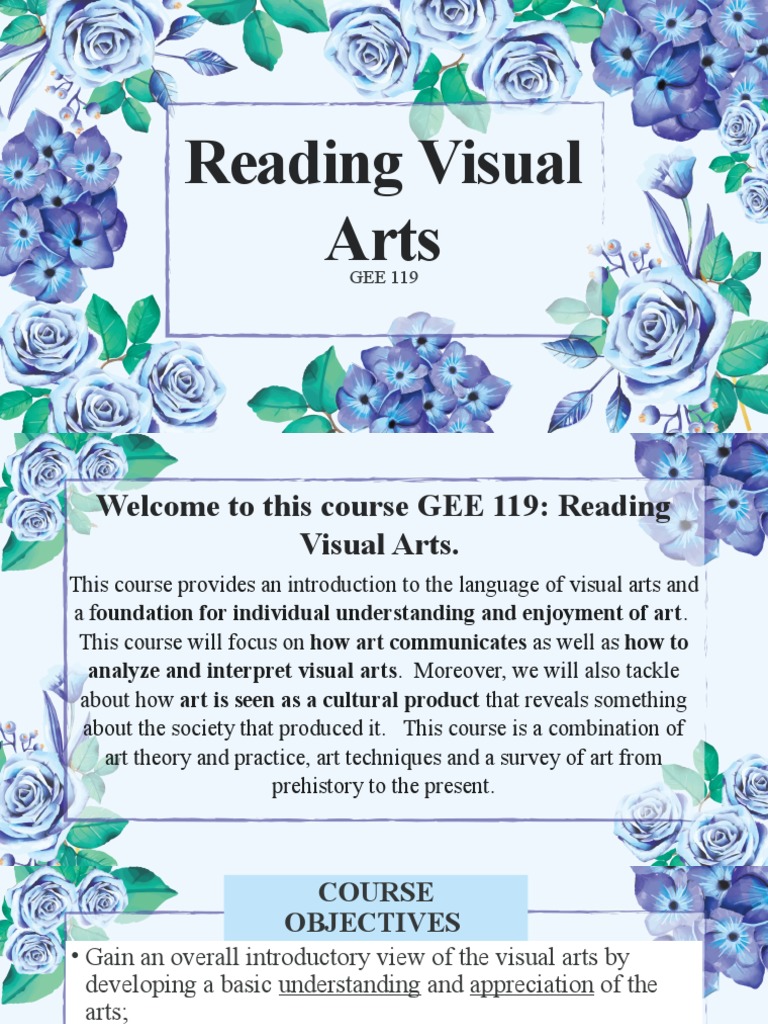 Introduction to Visual Arts Course | PDF | Aesthetics | Idea
