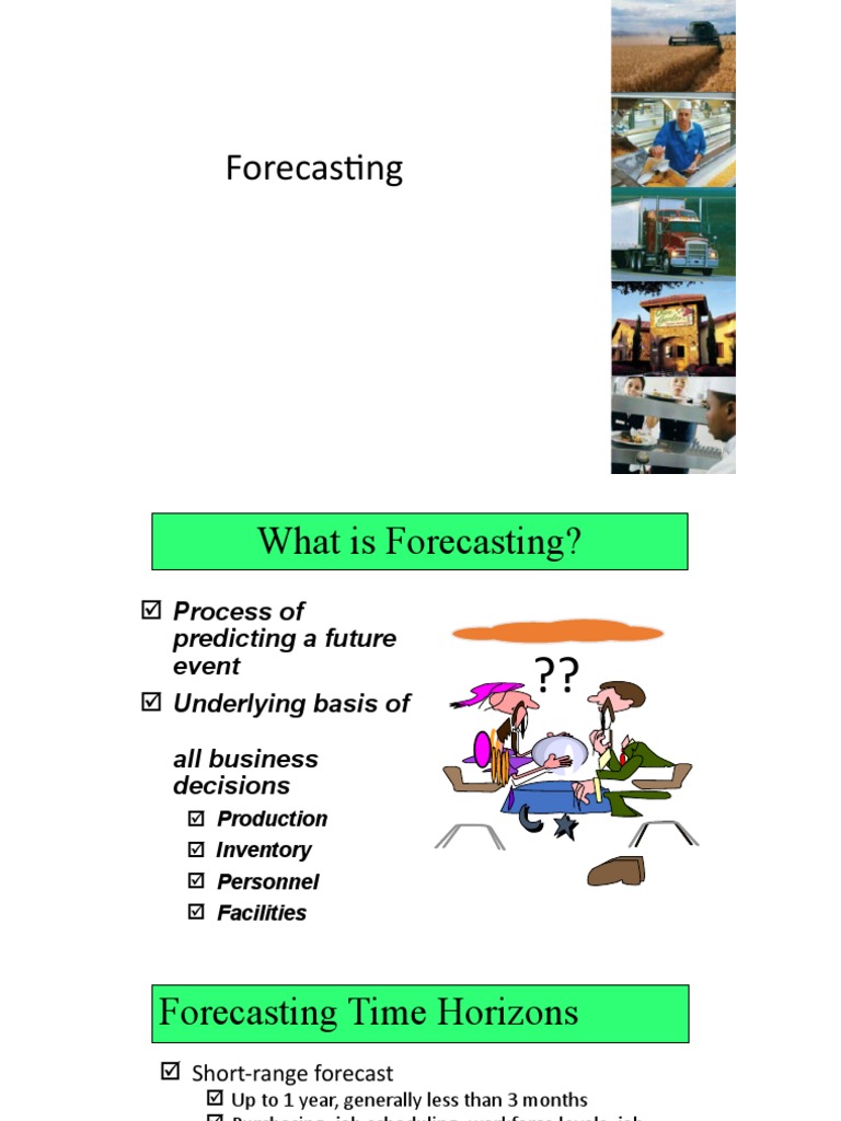 Lesson 7 Forecasting | PDF | Forecasting | Least Squares