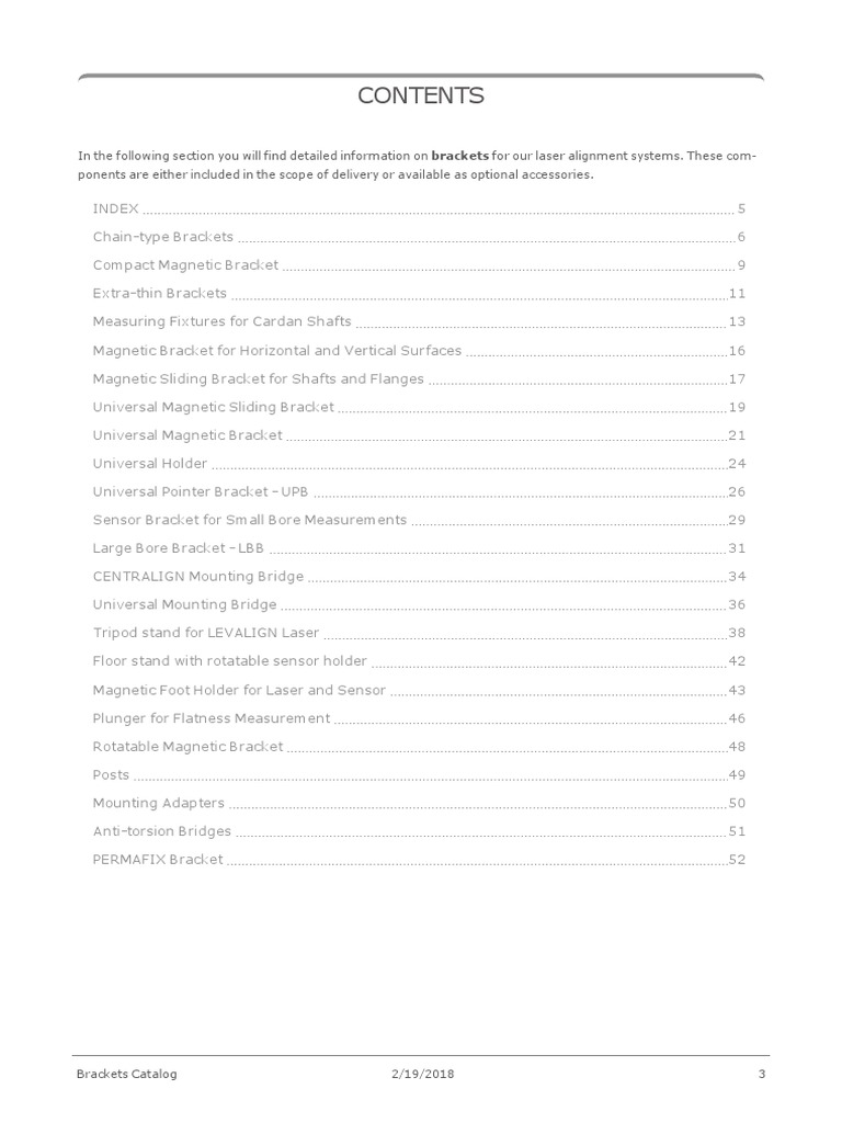 Laser Alignment Bracket Guide | PDF | Screw | Tools