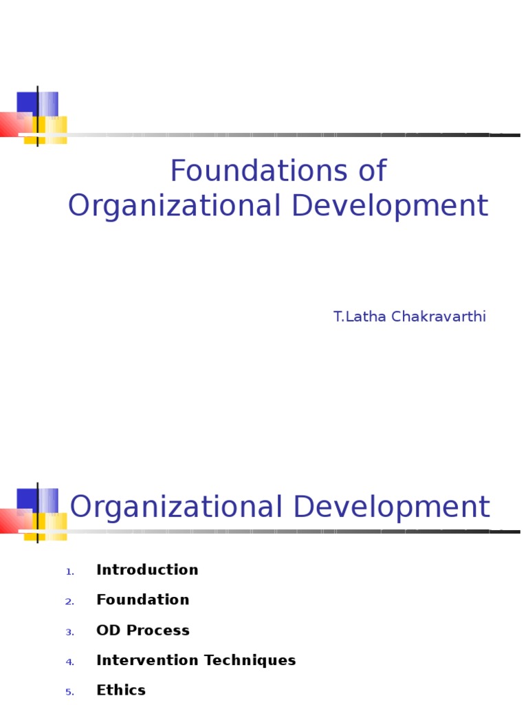 Foundation - OD1 | PDF | Organization Development | Action Research