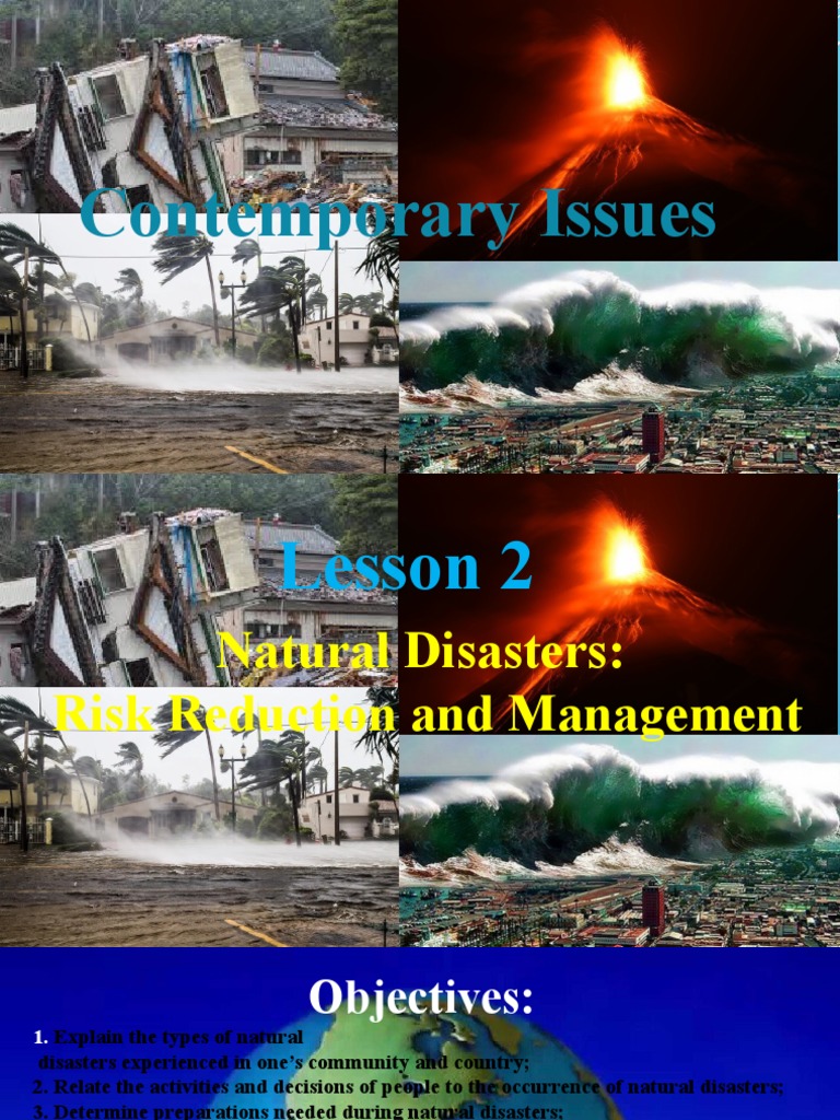Contemporary Issues-Lesson 2 | PDF | Natural Disasters | Luzon