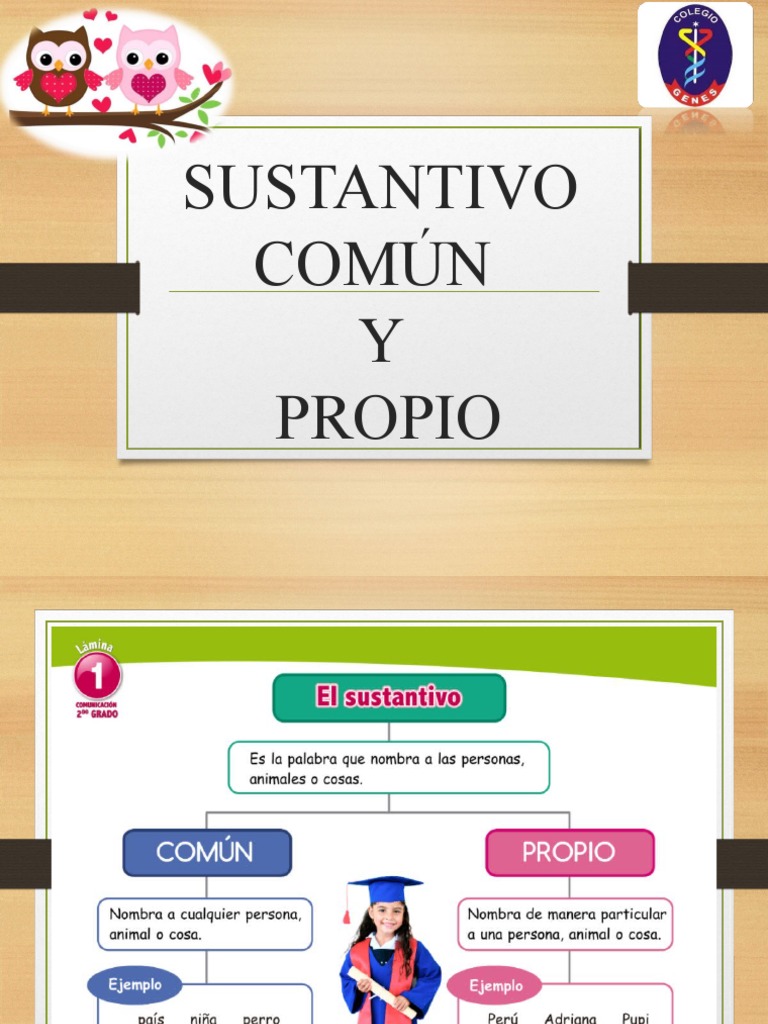 Sustantivos Propios y Comunes | PDF