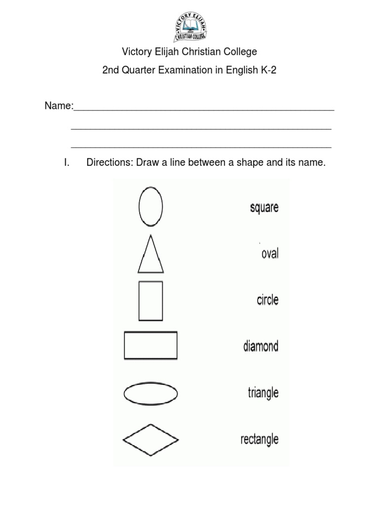 2nd Quarter Exam ENGLISH K2 | PDF