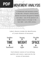 Laban 8 Effort Actions PDF | PDF | Buoyancy | Hand