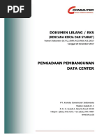 SNI 8799-12023 - Spesifikasi Teknis Pusat Data | PDF