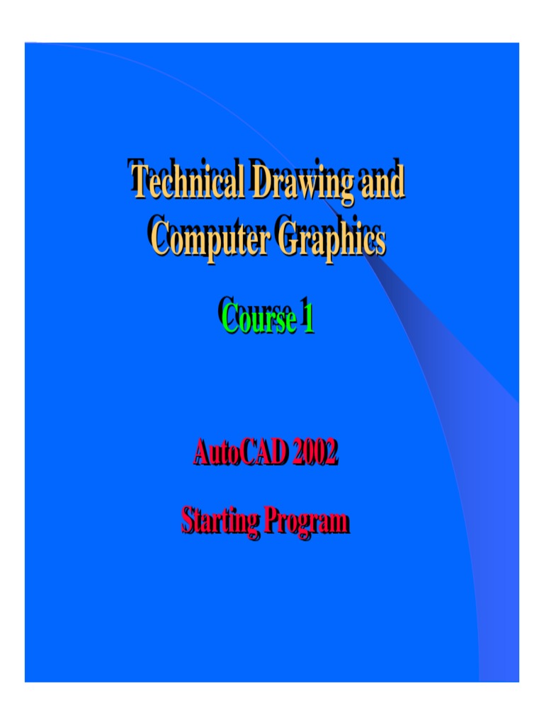 Technical Drawing and Computer Graphics Technical Drawing and Computer ...