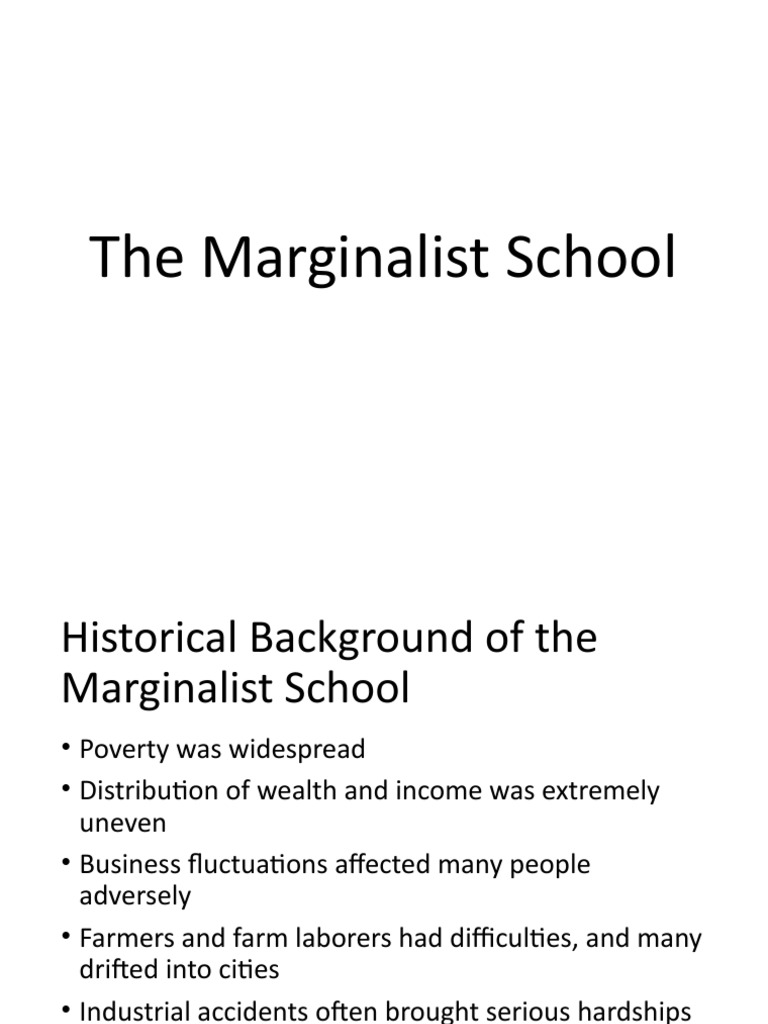 HET Marginalist School ST | PDF | Marginal Utility | Value (Economics)