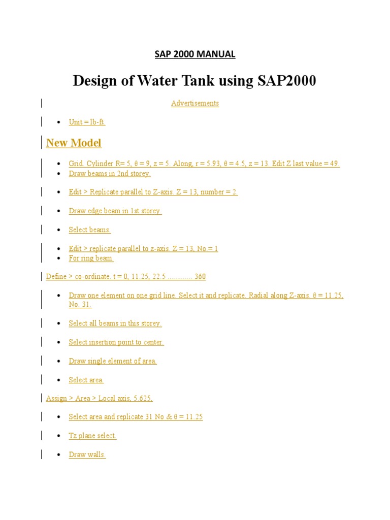 Sap 2000 Manual | PDF | Beam (Structure) | Stress (Mechanics)