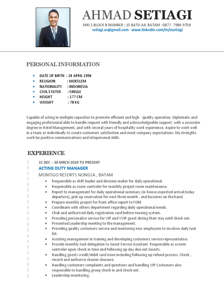 CV Agi and Attachments | PDF | Human Nature | Business