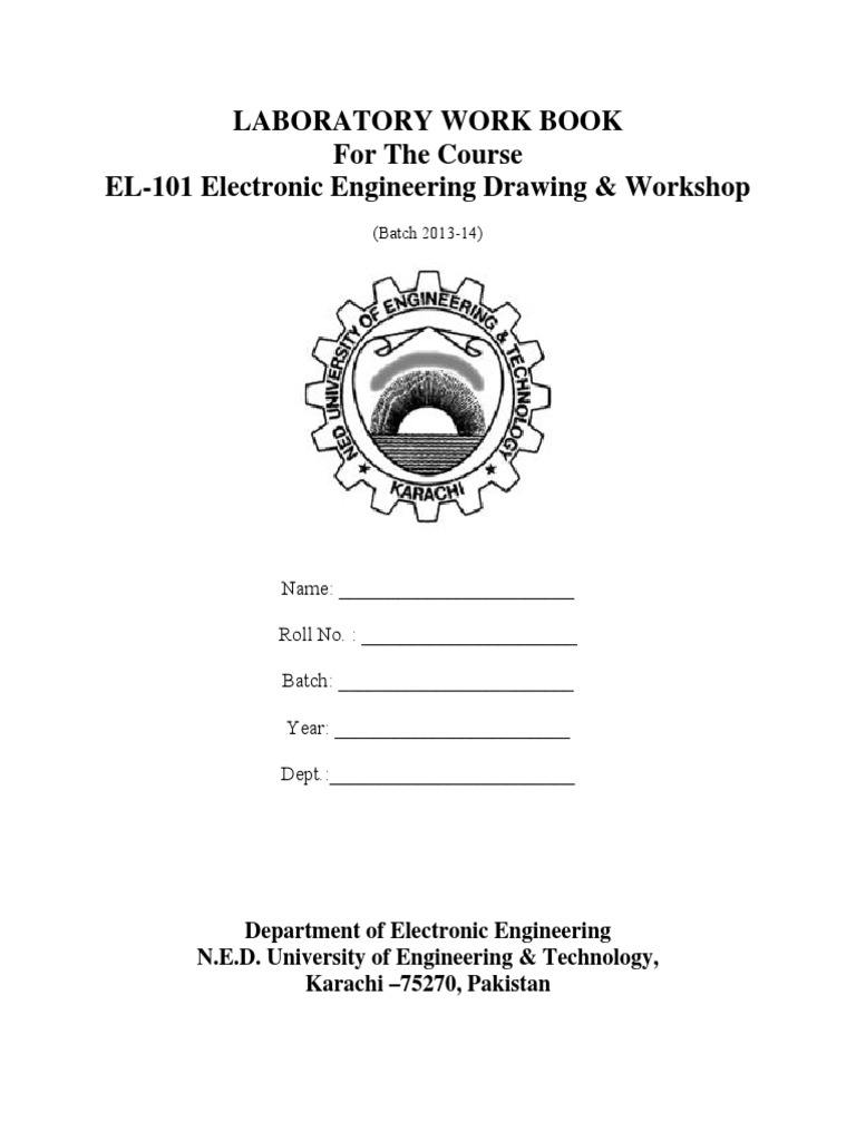 Electronic Engineering Drawing & Workshop | PDF | Science | Electronics