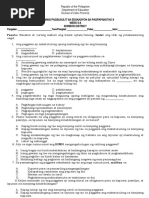 ESP 9 Summative Test | PDF