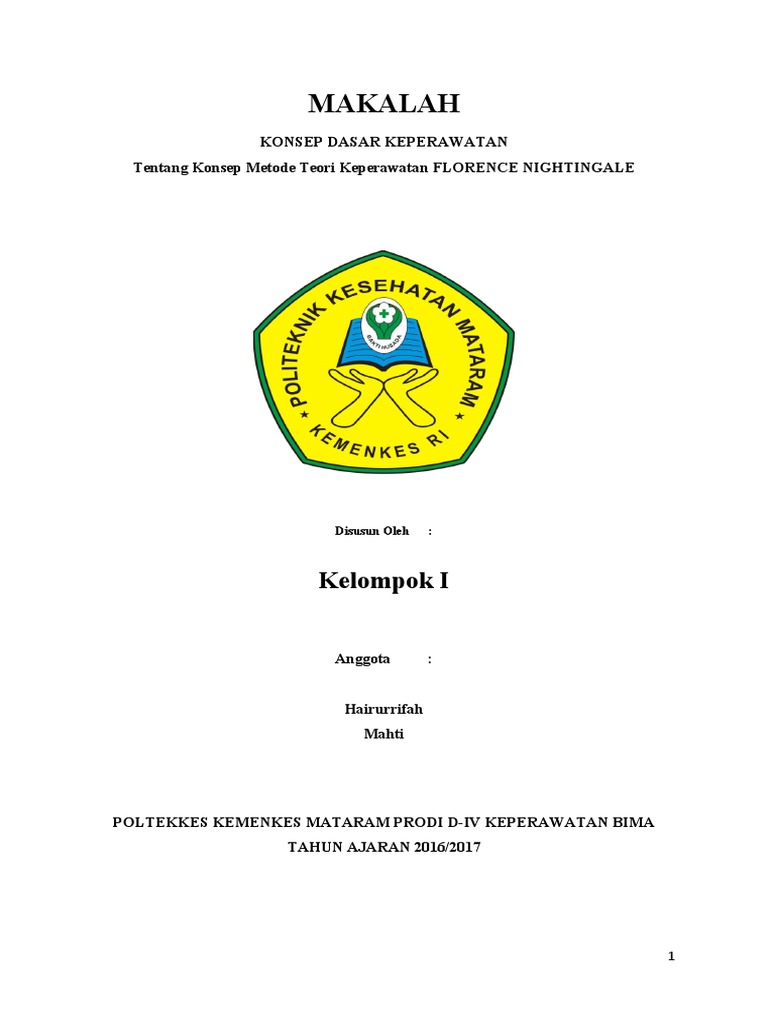 MAKALAH KONSEP DASAR KEPERAWATAN Tentang | PDF | Pengembangan Diri | Sains & Matematika