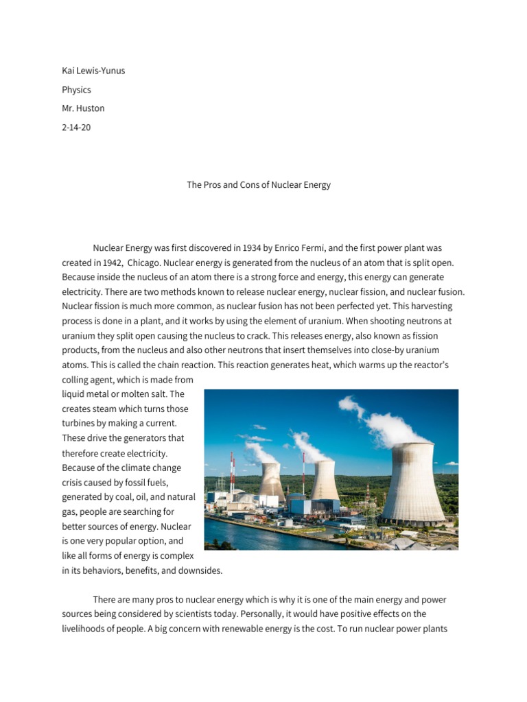 An In-Depth Analysis of the Complex Pros and Cons of Nuclear Energy ...