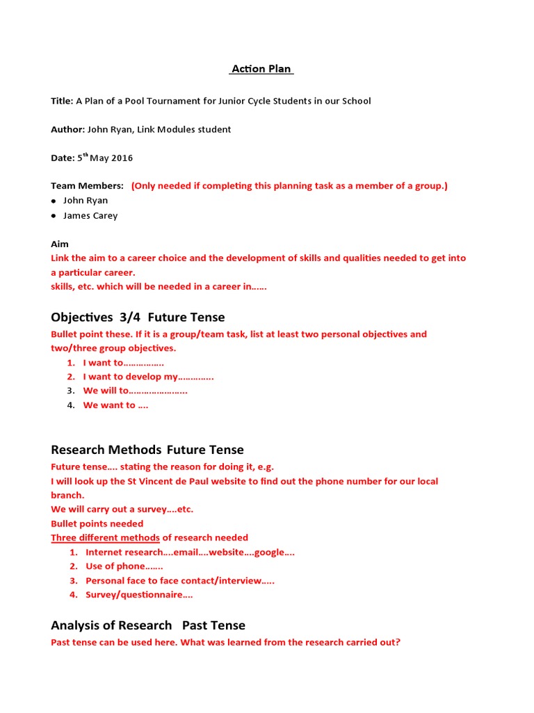 Action Plan Headings | PDF | Communication | Human Nature