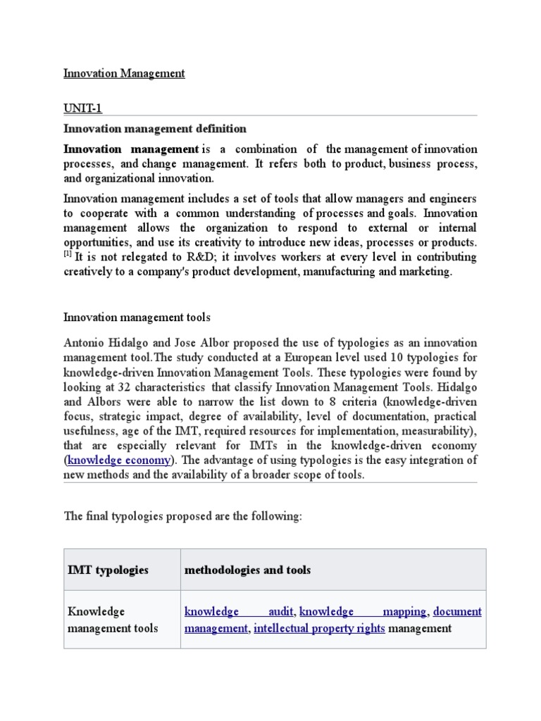 Innovation Management Insights | PDF | Discounted Cash Flow | Research ...