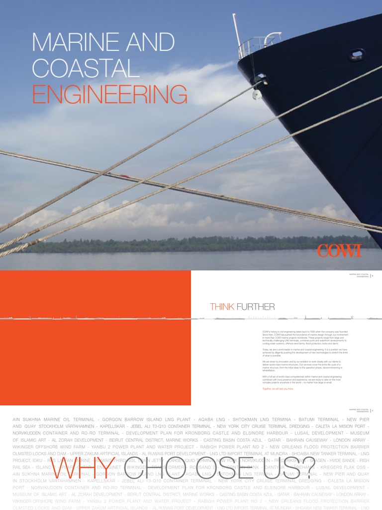 COWI - Brochure - Marine and Coastal Engineering | PDF | Deep ...