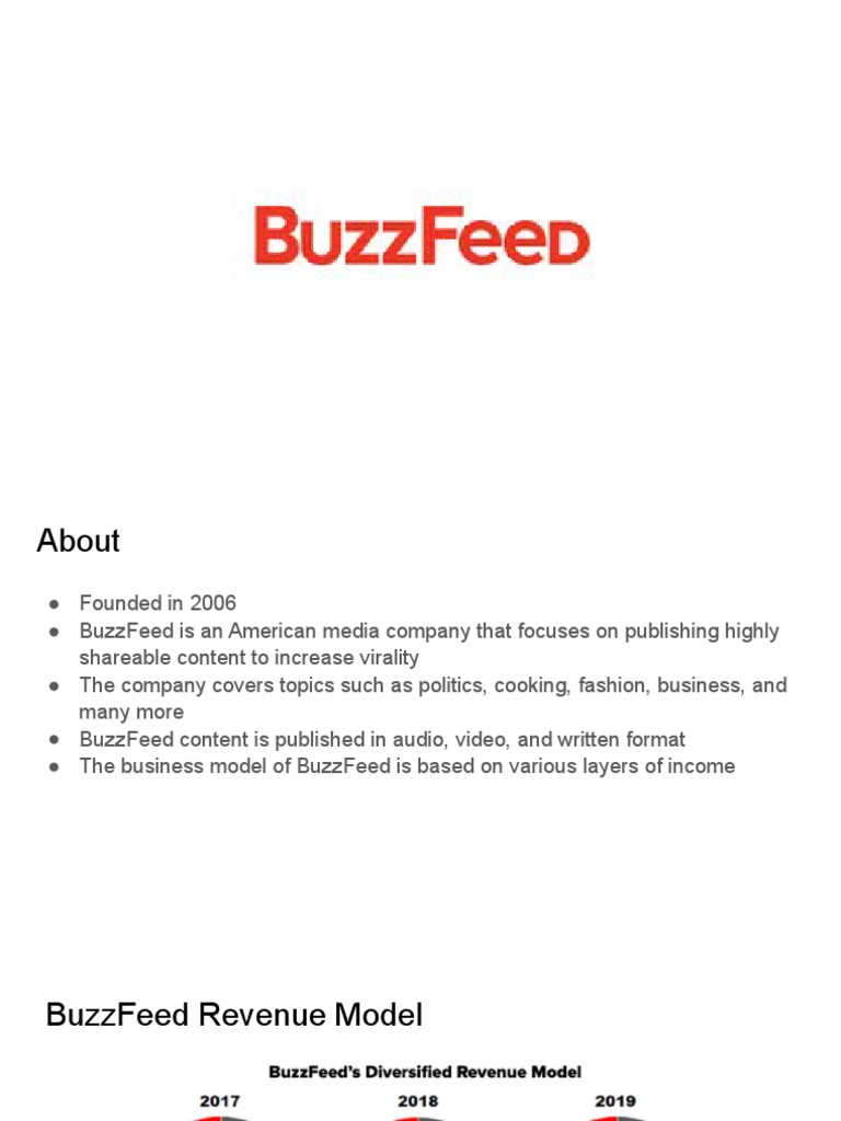 BuzzFeed MEB PPT Points | PDF | Business | Law