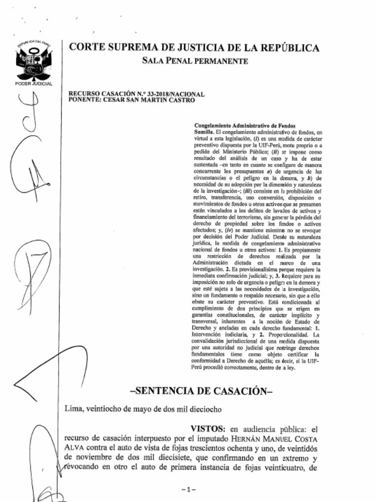 33-2018 Nacional - Casación | PDF
