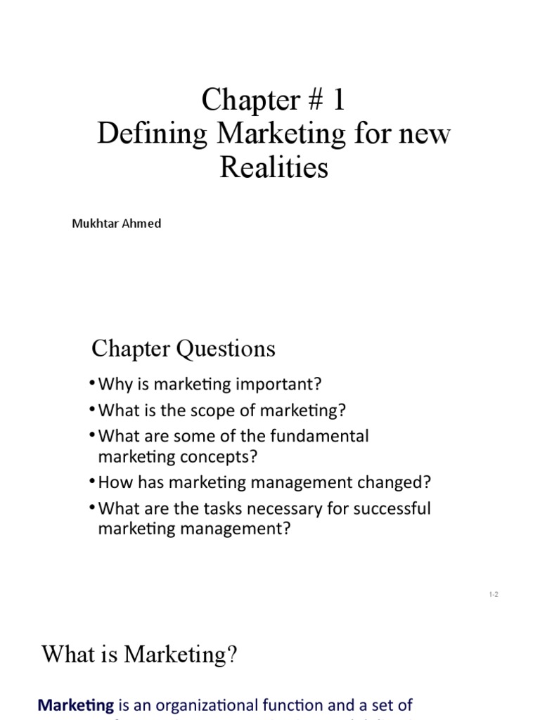 Understanding Marketing Concepts: A Comprehensive Overview of ...