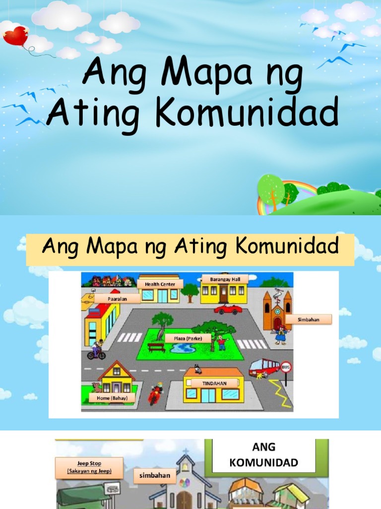 Ang Mapa NG Ating Komunidad | PDF